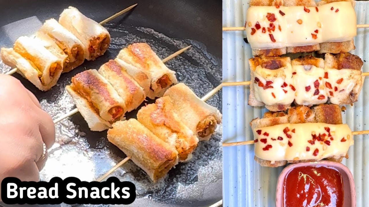 5 Minute Bread Snacks Recipe 😋 Quick Snack Recipe | Shireen food vlog ...