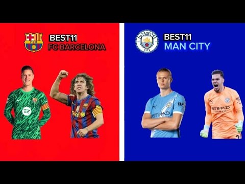 BEST11 FC BARCELONA VA BEST11 MAN CITY Ronaldo Nazario Tushdi 110+ oyinchilar EXTRA TIME packlari