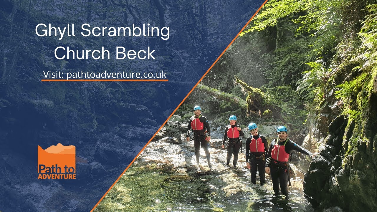 Ghyll Scrambling - Church Beck in Coniston, Lake District. UK - YouTube