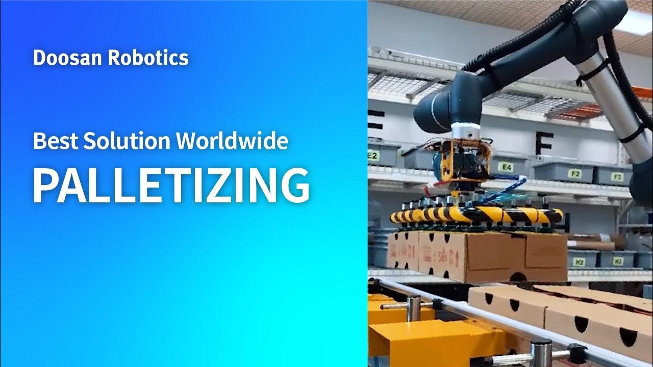 [EN] Doosan Robotics Palletizing Solution - YouTube