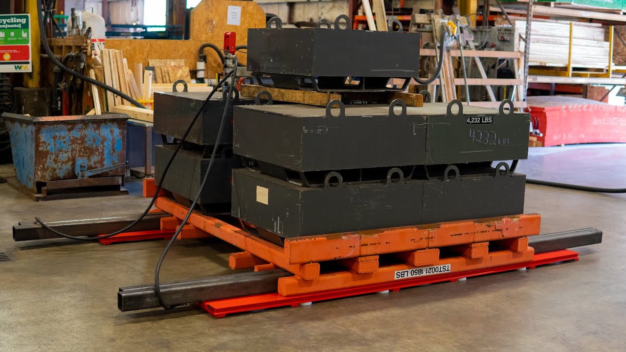 Aluminum Air Caster Planks | Airfloat - YouTube