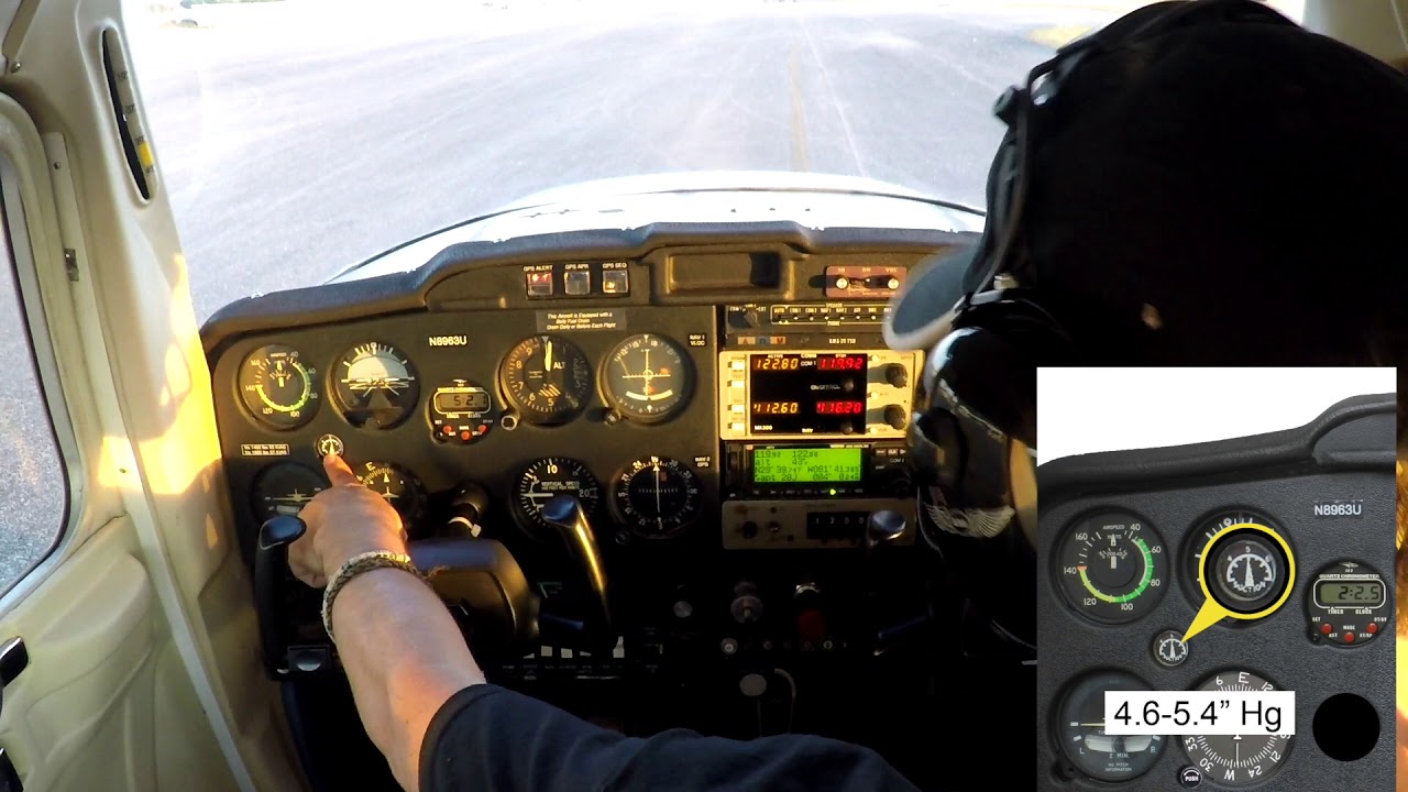 MODULE 02 Cessna 150 M Engine Runup TimeBuildUSA - YouTube