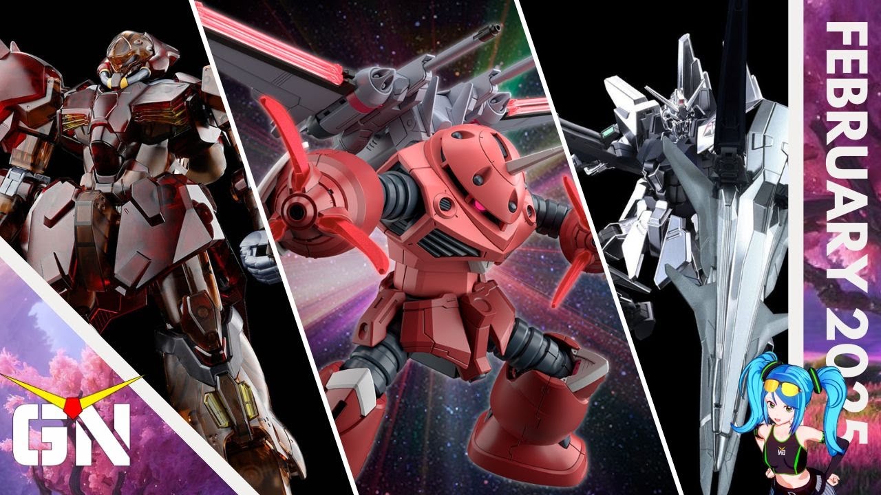 Gunpla LineUp February 2025 - YouTube