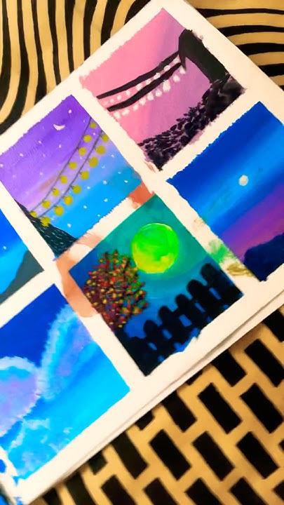 Night sky collage#art #artisart #drawing #artandcraft #drawwithme # ...