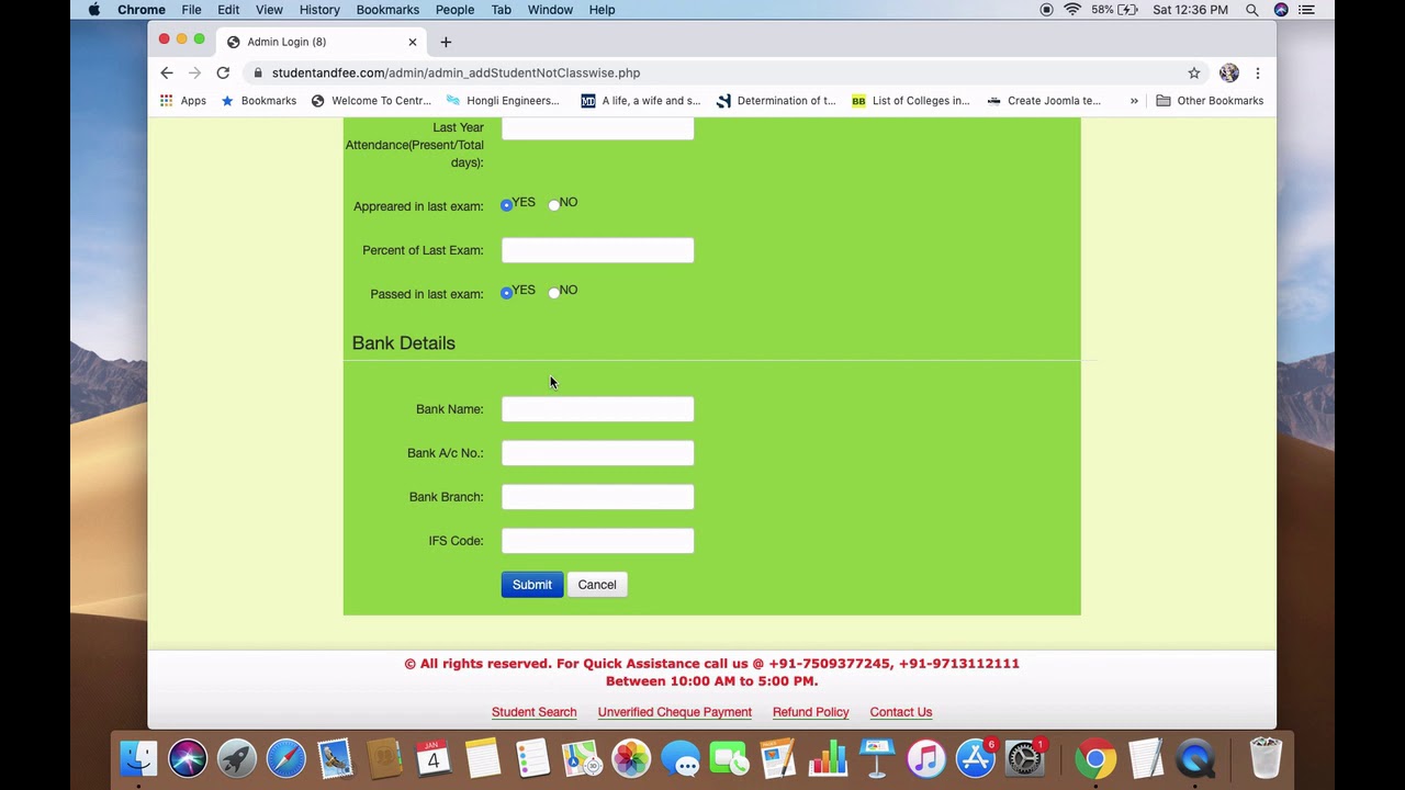 Student Details Adding and Editing - YouTube
