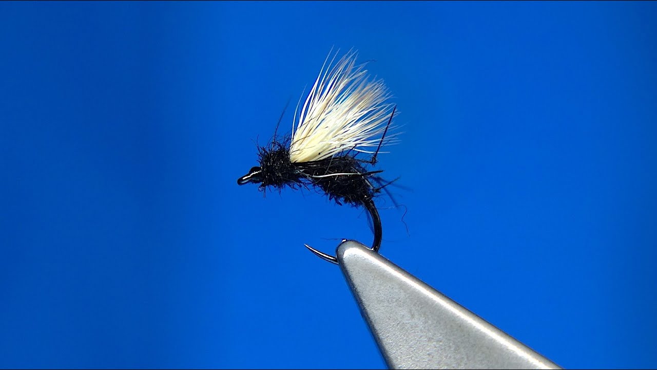 Tying a Hi-Vis Black Ant (Dry Fly) with Davie McPhail - YouTube