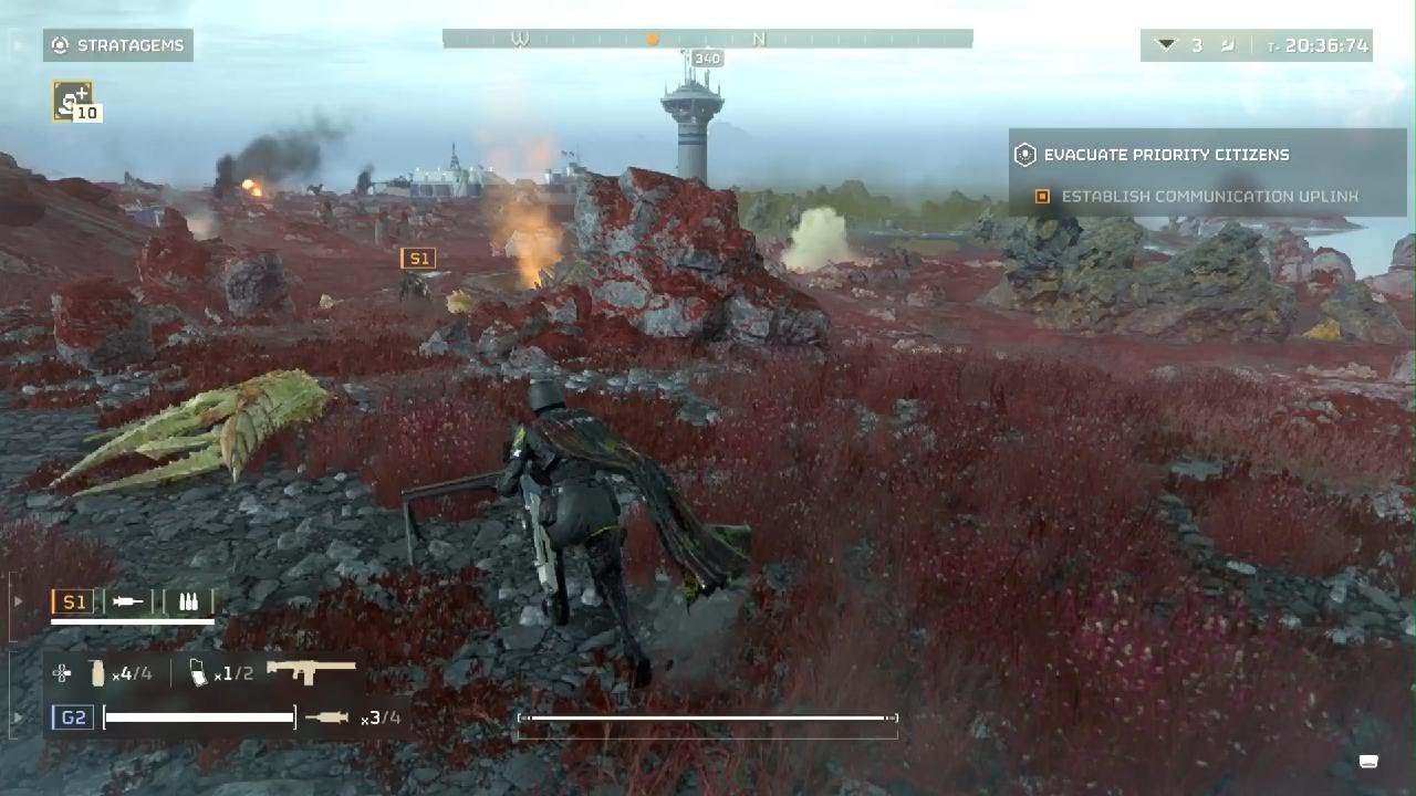 HELLDIVERS 2 Grenade backfire - YouTube