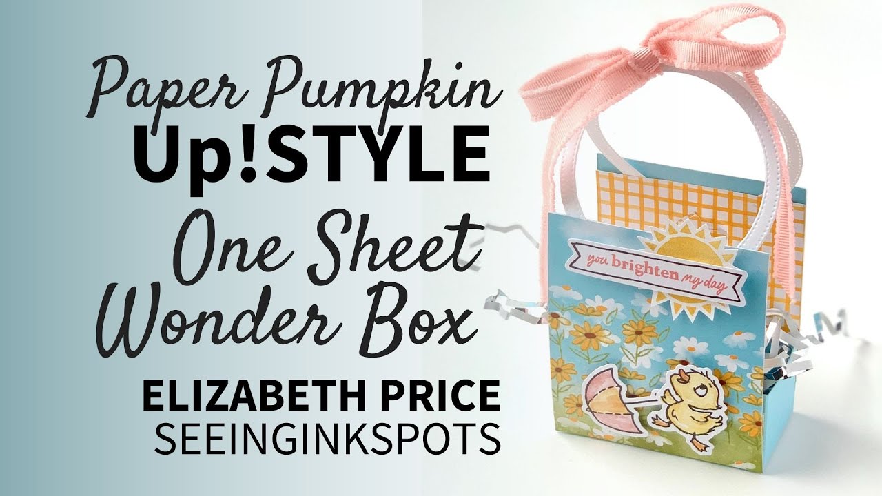 One Sheet Wonder Box Tutorial - YouTube