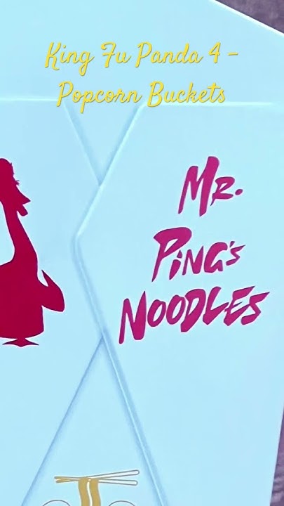 KUNG FU PANDA 4 - POPCORN BUCKETS EXCLUSIVE COLLECTIBLES - YouTube