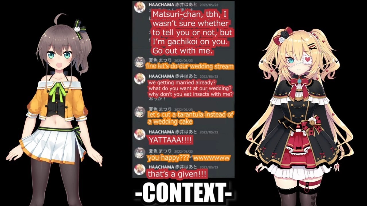 【Eng Sub】Haachama's gachikoi pranks Natsuiro Matsuri 【TeeTee / Akai ...