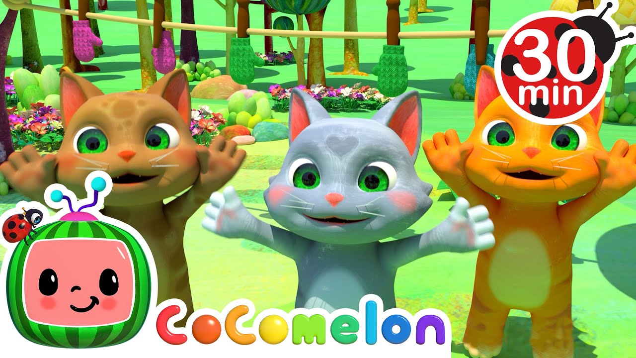 Three Little Kittens and More! | CoComelon Animals | Animals for Kids ...
