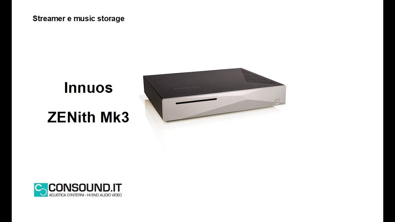 Streamer con Hard Disk di livello alto: Innuos ZENith Mk3 - YouTube