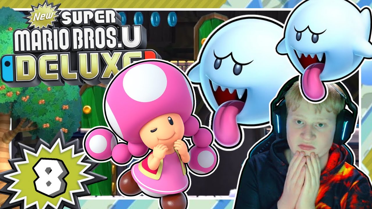 🐢New Super Mario Bros. U Deluxe🐢#08 Luigi und seine Angst vor Geistern ...