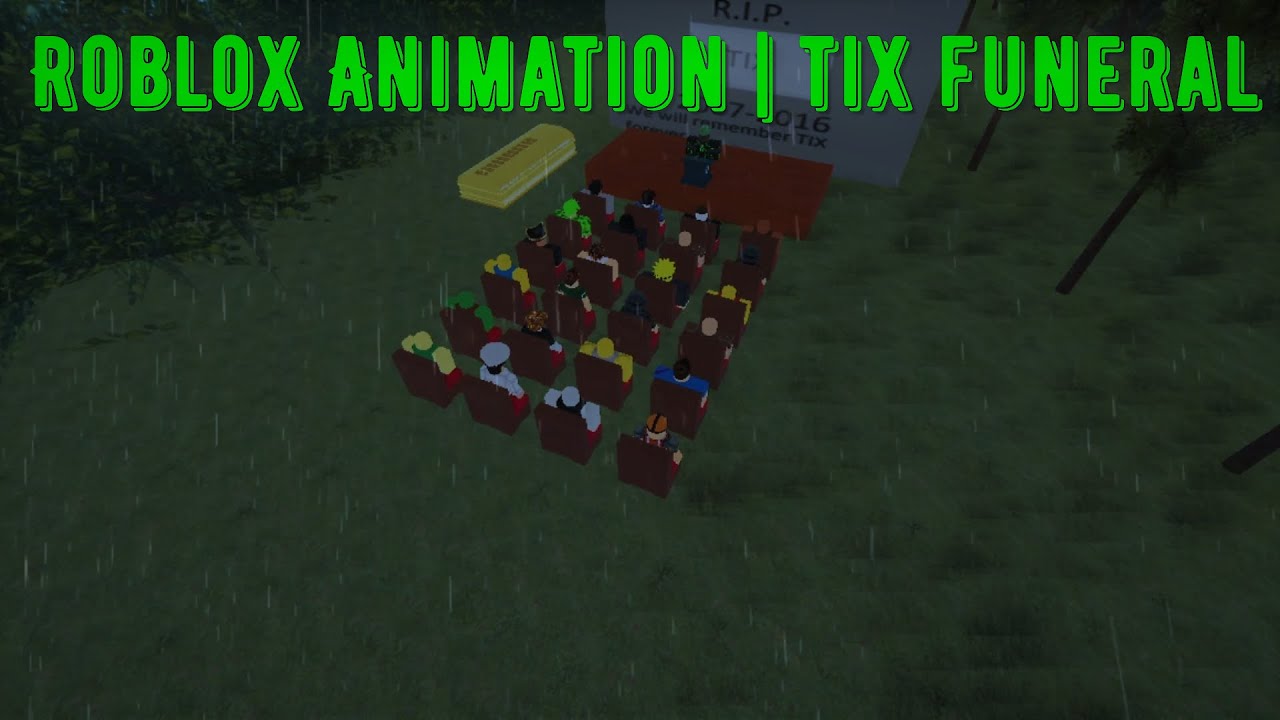 Tix funeral | Roblox animation - YouTube