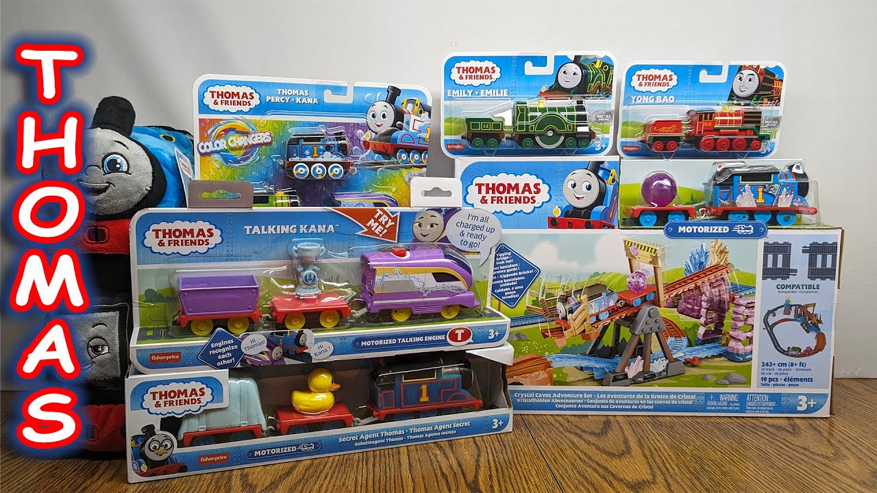 4K Thomas The Train collection unboxing review | Color Changing Thomas ...