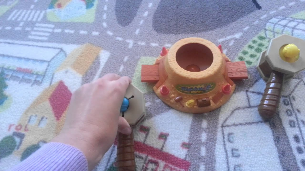 I&K's toys: Fisher Price Whac-A-Mole Molehill Mania - YouTube