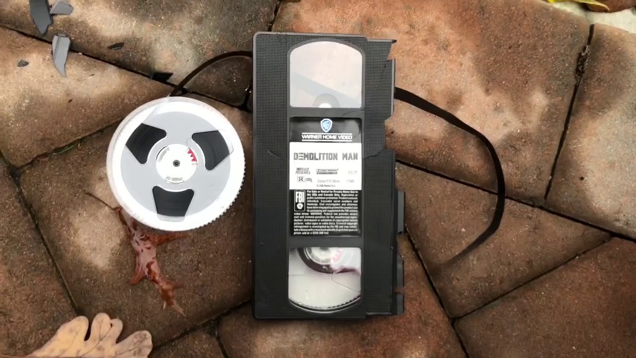 Demolition Man VHS destruction - YouTube