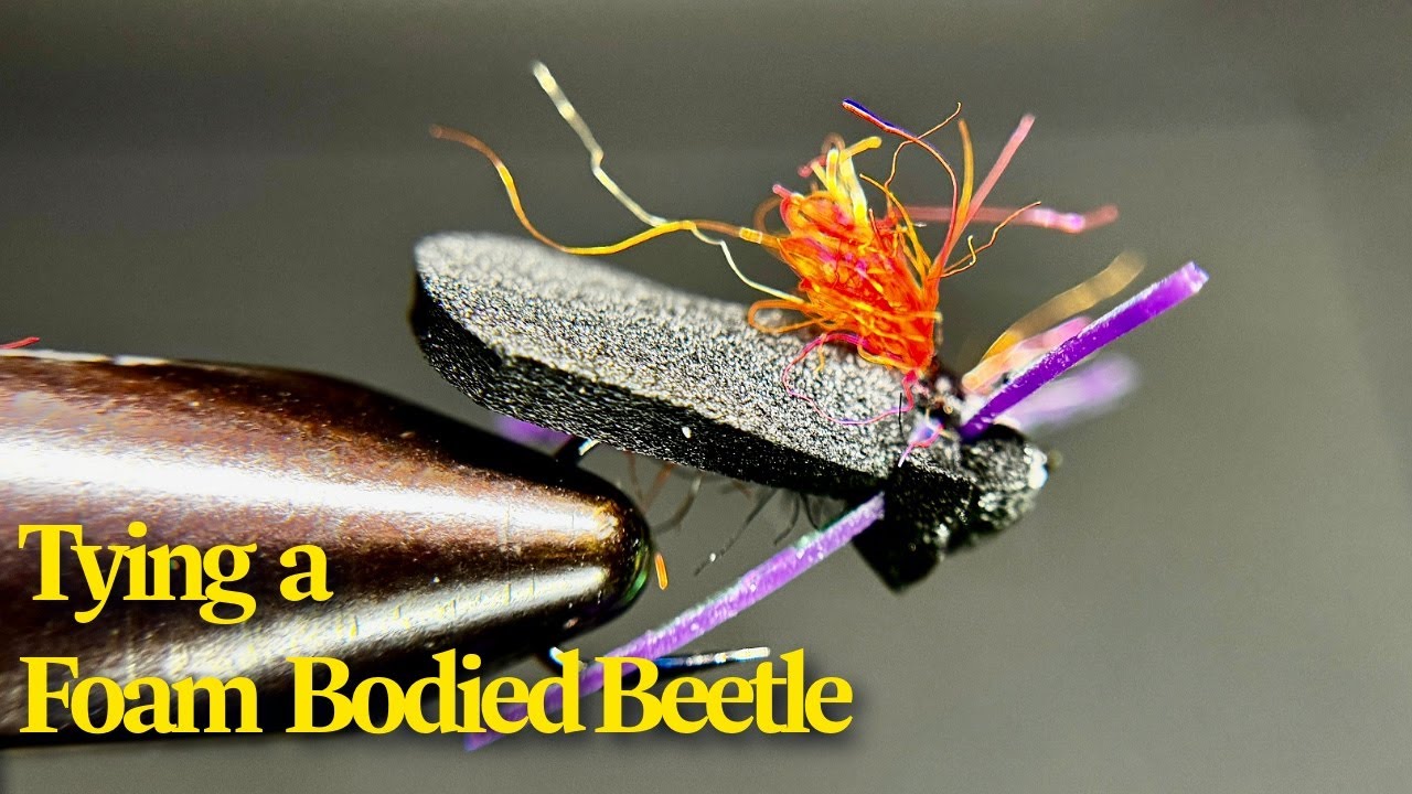 Fly Tying With Sheet Foam- the Beetle - YouTube
