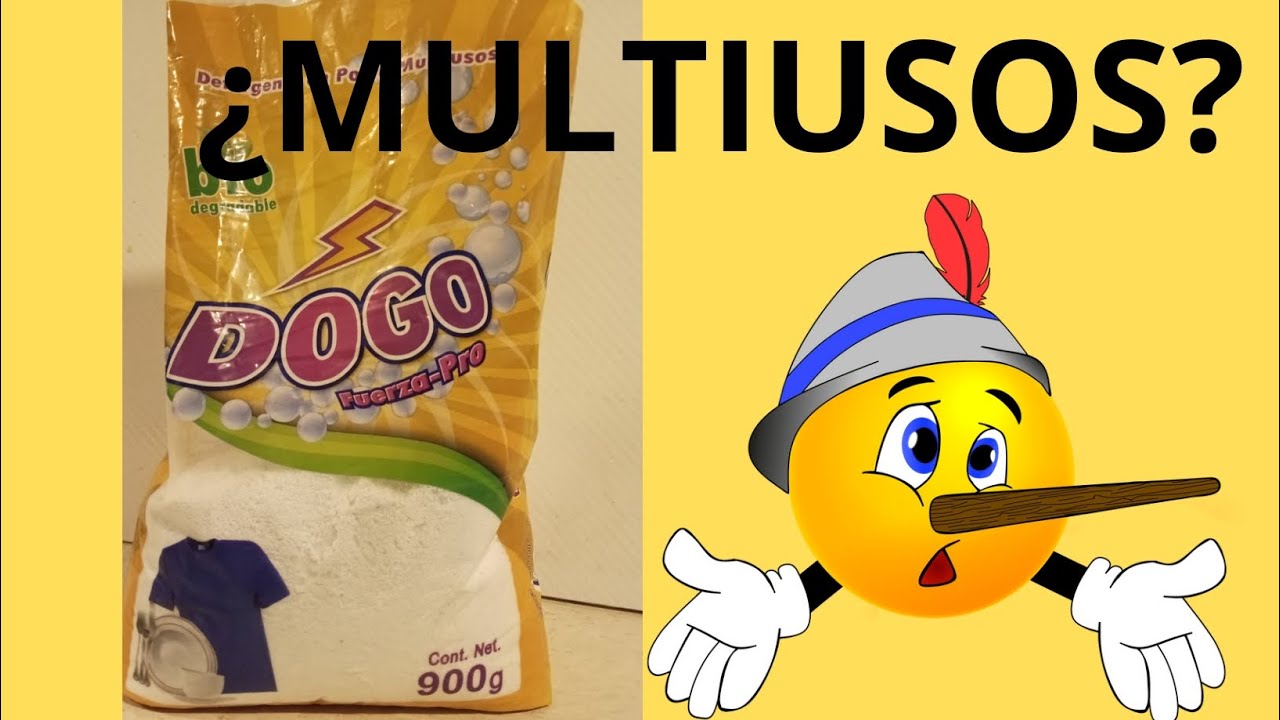 Detergente en polvo marca DOGO ¡Promete mucho ! 🤔 Reseña con una rutina ...