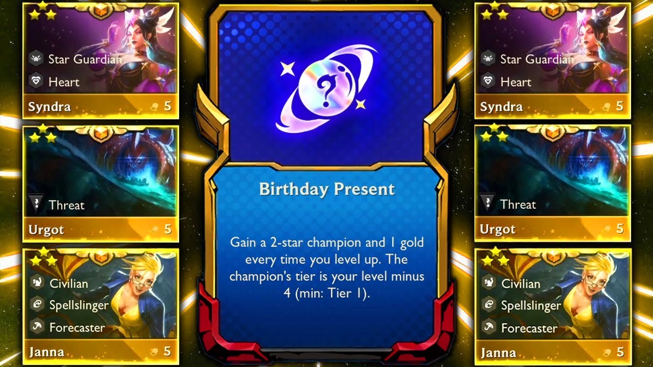 1 IN 10 MILLION GAME! INSANE BIRTHDAY PRESENT BY RIOT | TFT Set 8.5 ...