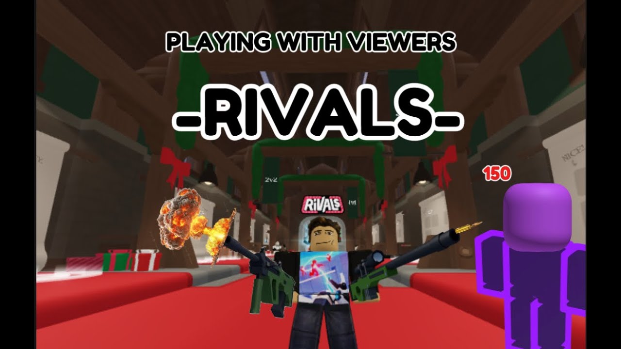 🔴PLAYING RIVALS WITH VIEWERS🔴 (Road to 550 subs) - YouTube