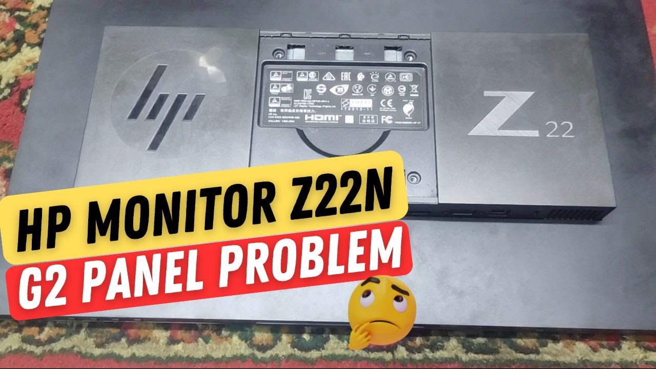 How To Repair HP Monitor Z22N G2 Panel Problem Fix | Created by Afjal ...