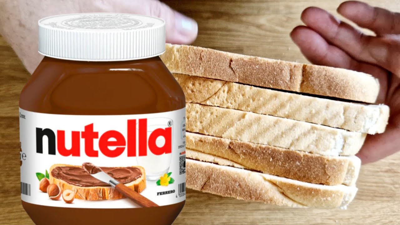 How to make Nutella Toast Roll Ups😋A Must Try at Least Once Nutella ...