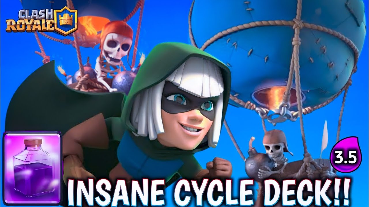 I FINALLY PLAYED SPEEDY BALLOON RAGE 😈!! 3.5 INSANE CYCLE DECK!! - YouTube