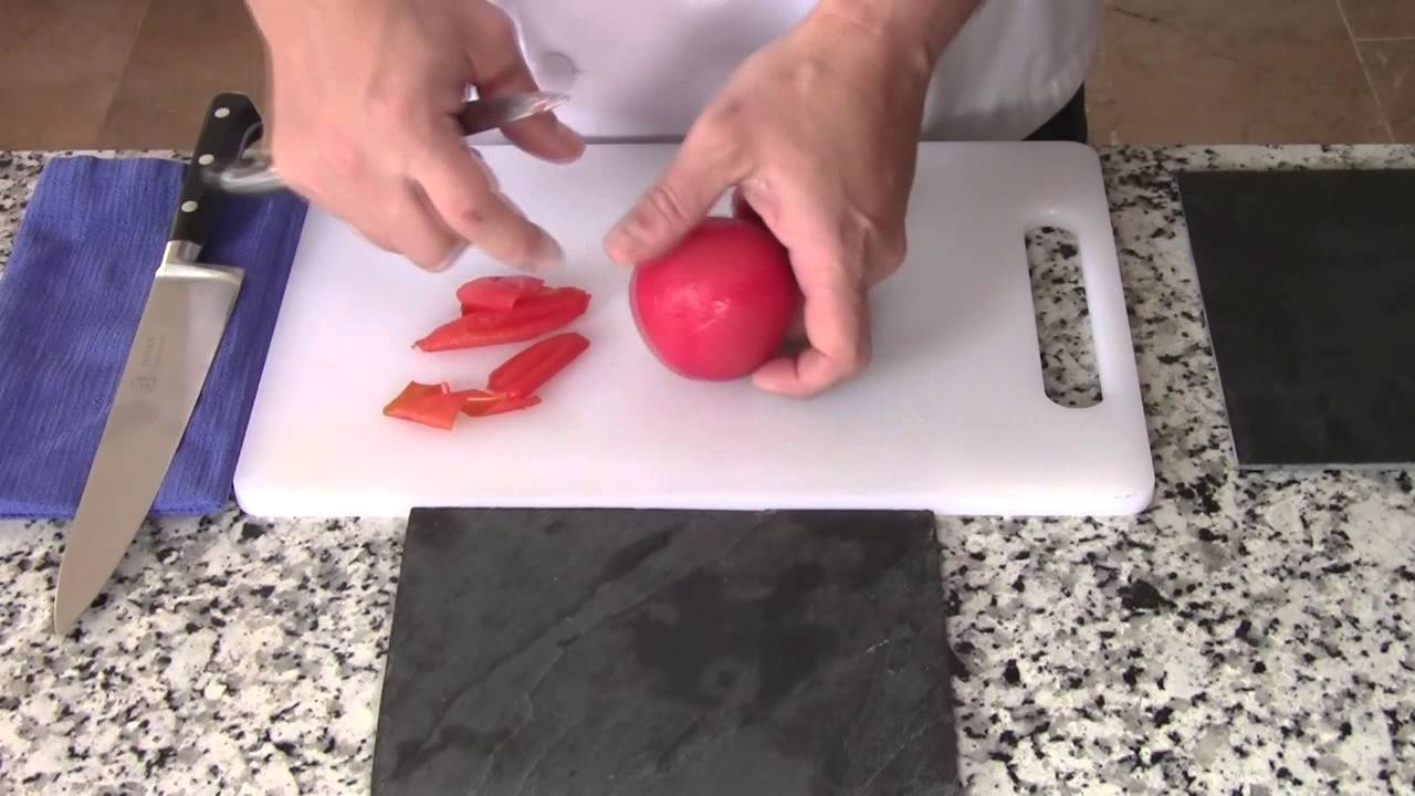Cómo hacer tomate Concassé - YouTube