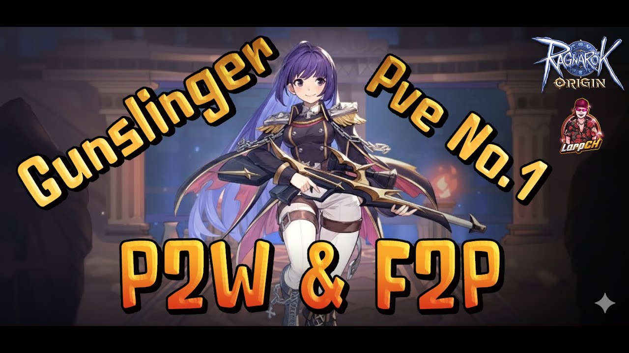 Ragnarok Origin Global l Gunslinger DPS 1000M F2P & P2W - YouTube