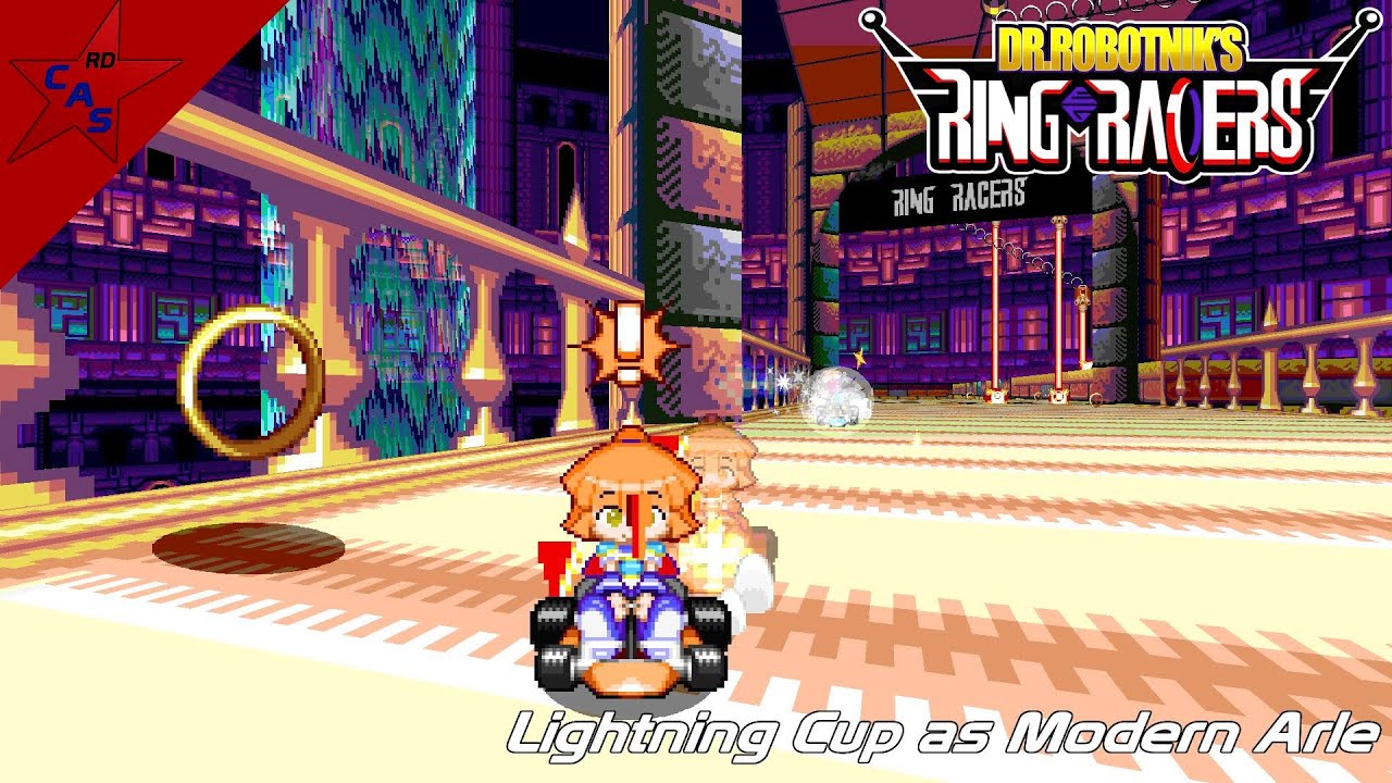 Dr. Robotnik's Ring Racers- Lightning Cup as Modern Arle - YouTube