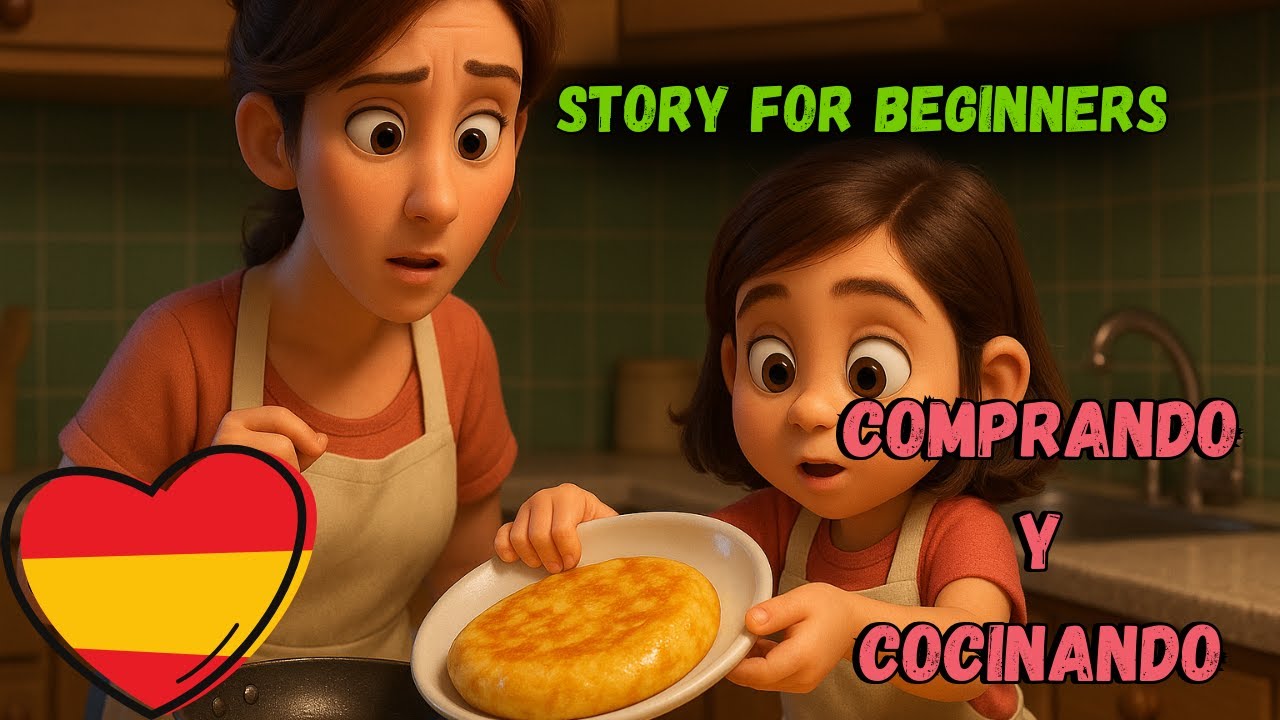 LEARN SPANISH with a STORY | SPANISH FOOD VOCABULARY and LISTENING ...
