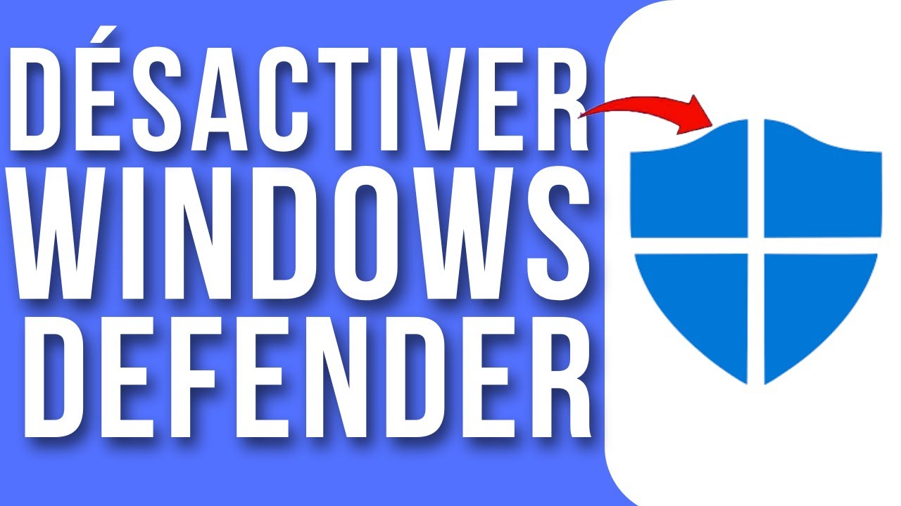 Comment Désactiver Windows Defender Windows 10 ( Définitivement ) - YouTube