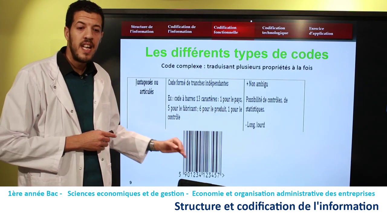 Chapitre 3 : Structure et codification de l’information - YouTube