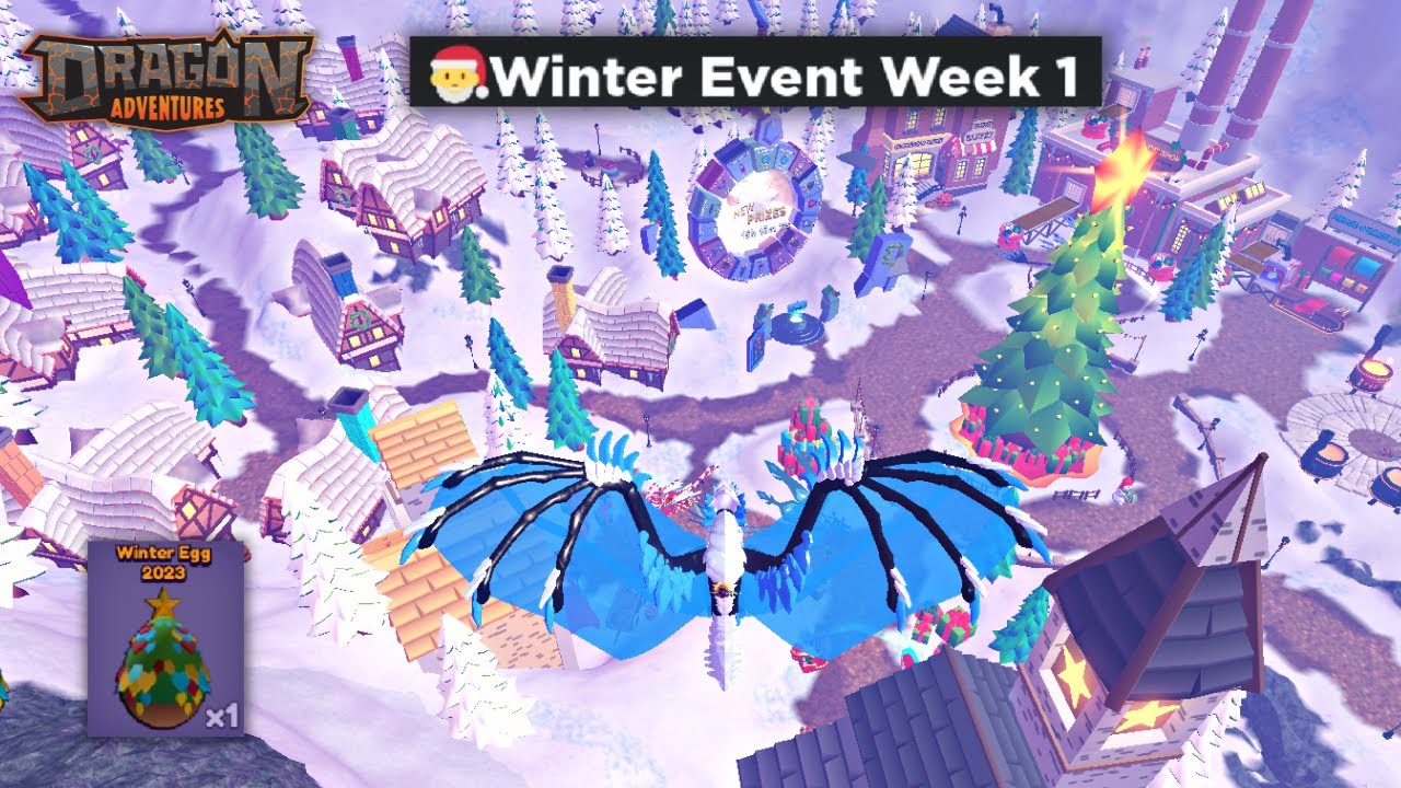 Winter Event Week 1 - Dragon Adventures Roblox - YouTube