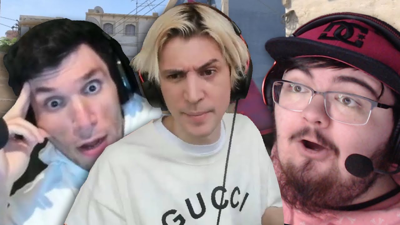 austin dominates CS2 w/ xQc and Trainwreckstv - YouTube