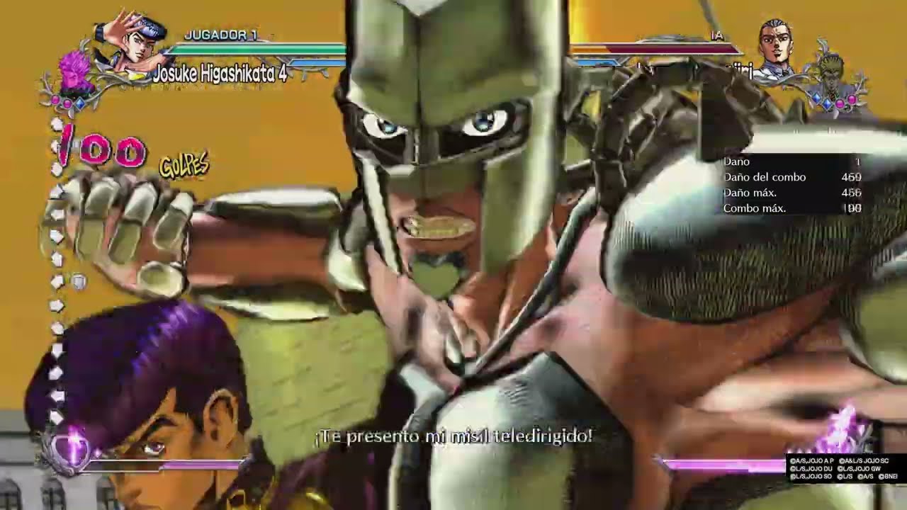 JoJo's Bizarre Adventure: All-Star Battle R Josuke 4 combo 544 damage ...
