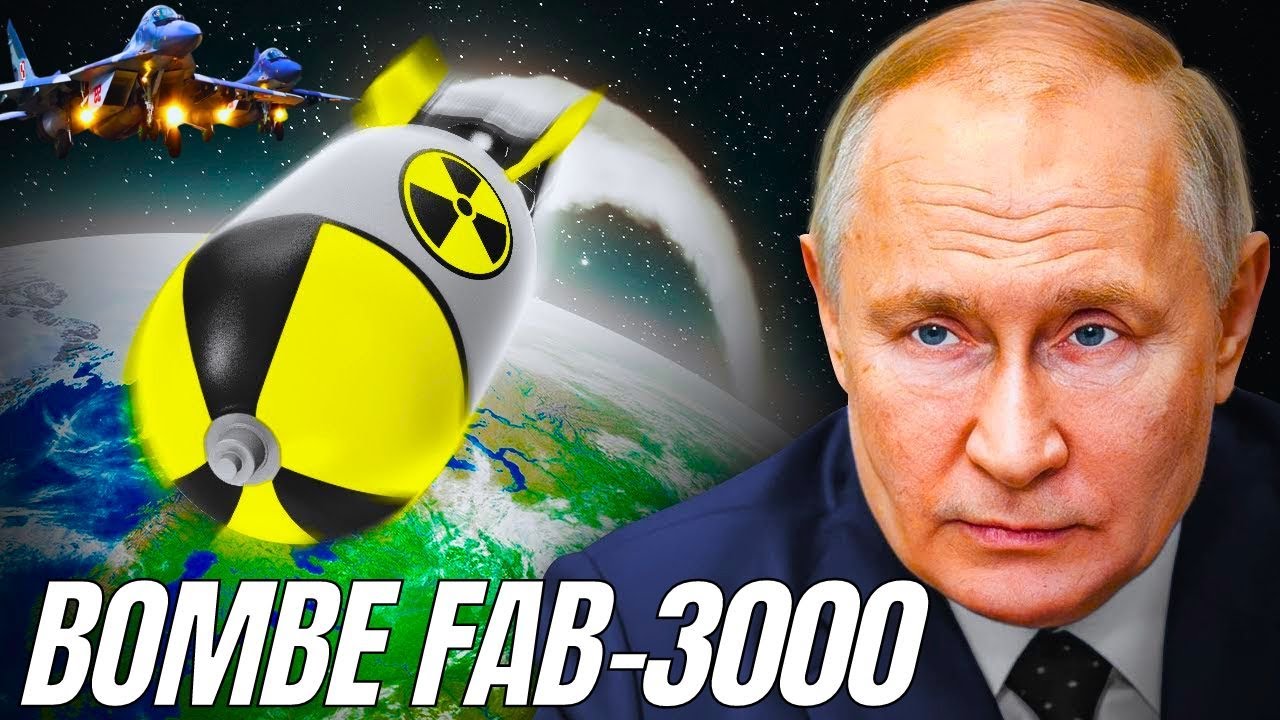 La Bombe russe FAB-3000 de 3 tonnes, c'est l'enfer sur terre pour les ...
