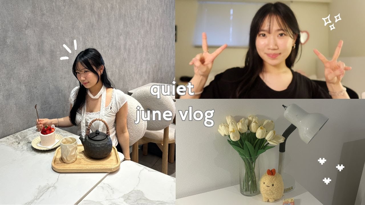 june vlog 🌸 eating at dintaifung, celebrating birthdays, hanging with friends, pr, cafes and ...