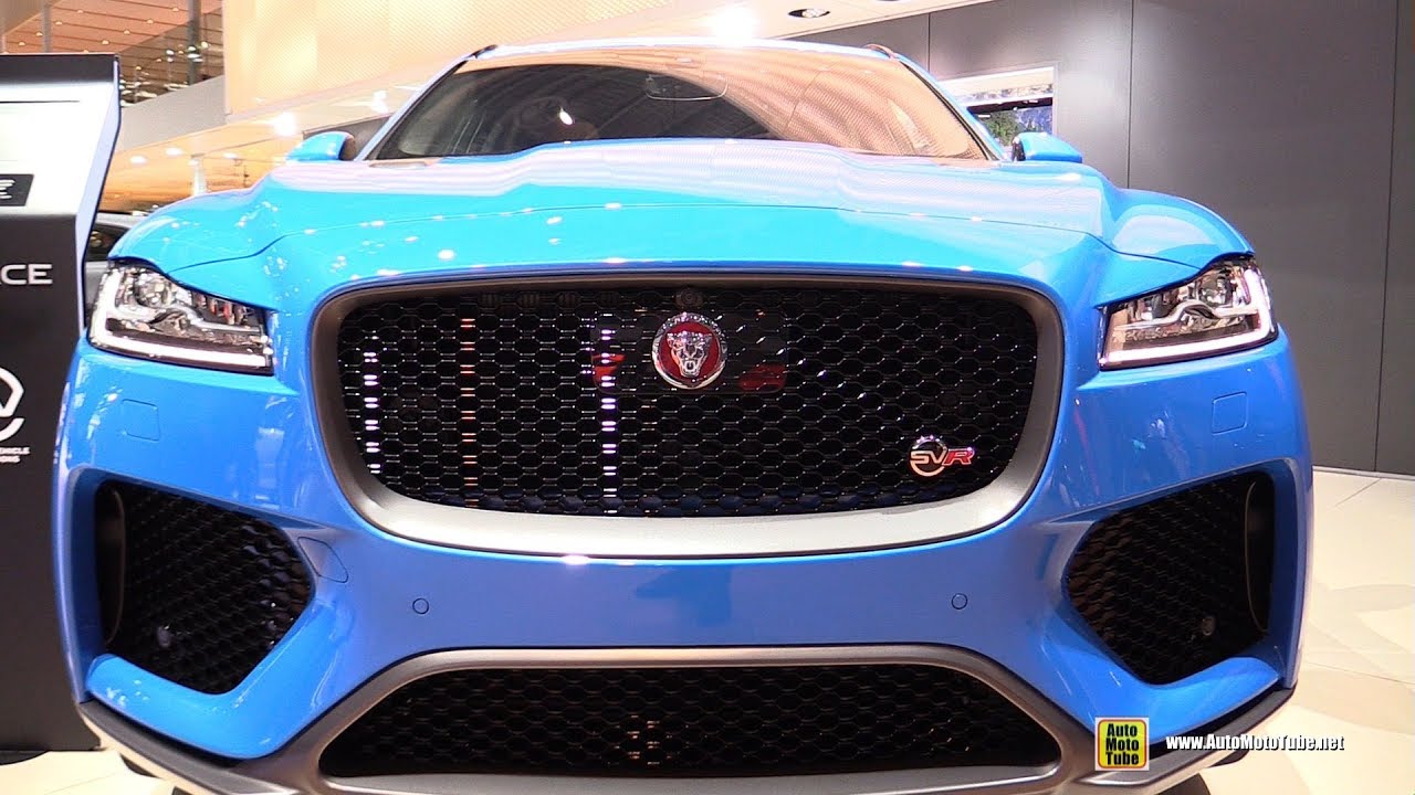 2019 Jaguar F-Pace SVR 550hp - Exterior and Interior Walkaround - 2018 ...