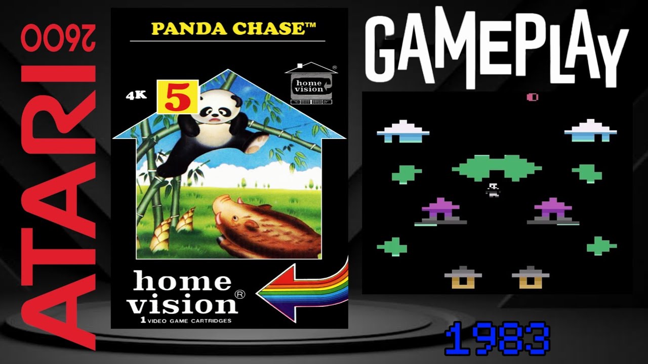 PANDA CHASE - Atari 2600 Gameplay - YouTube