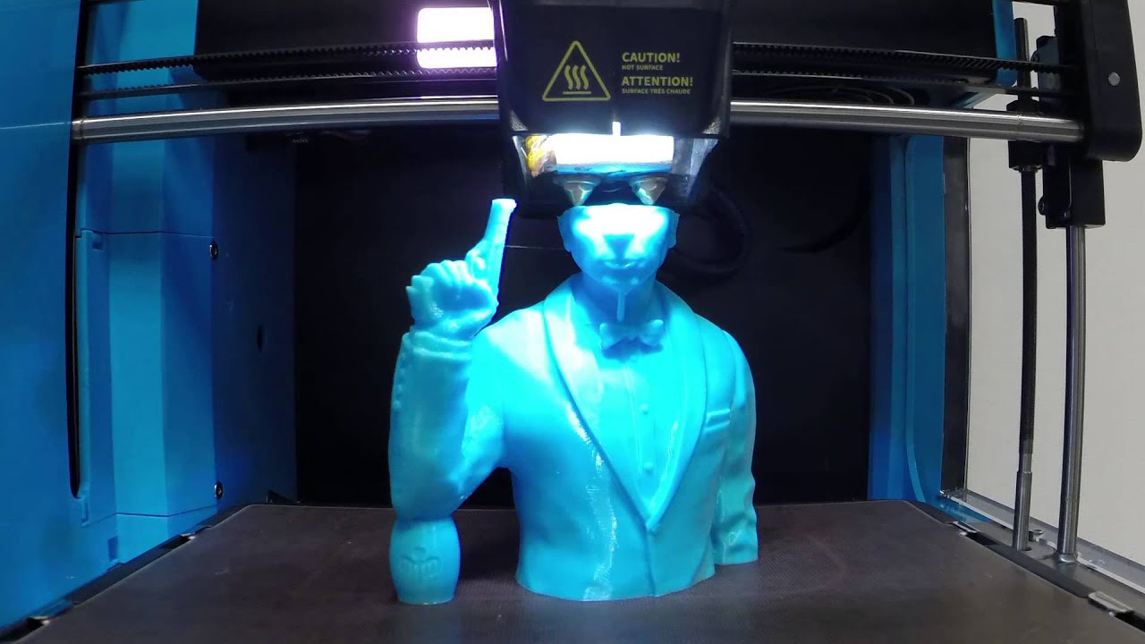 Bond 007 Spectre 3D print Bust timelapse 2015 - YouTube