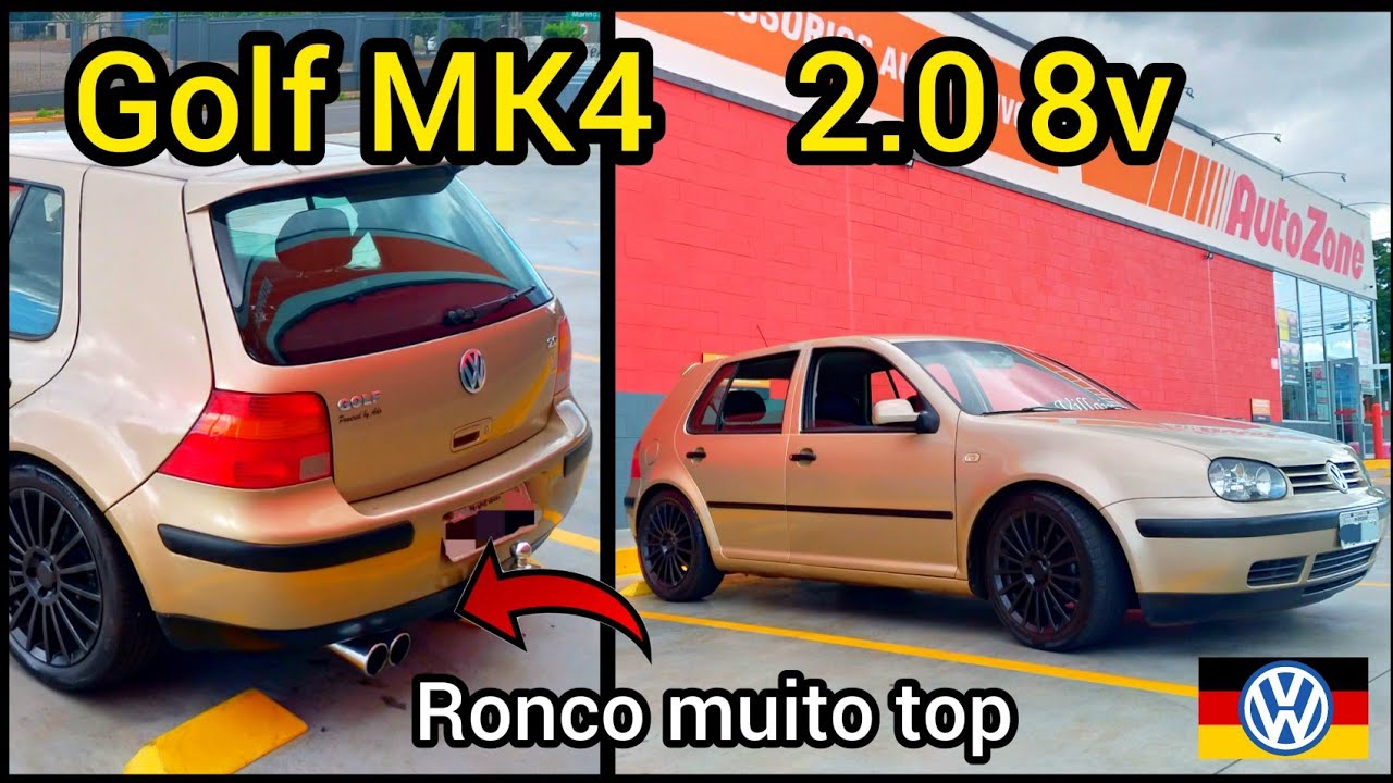 Golf "sapão" MK4 com escape esportivo, do meu amigo. - YouTube