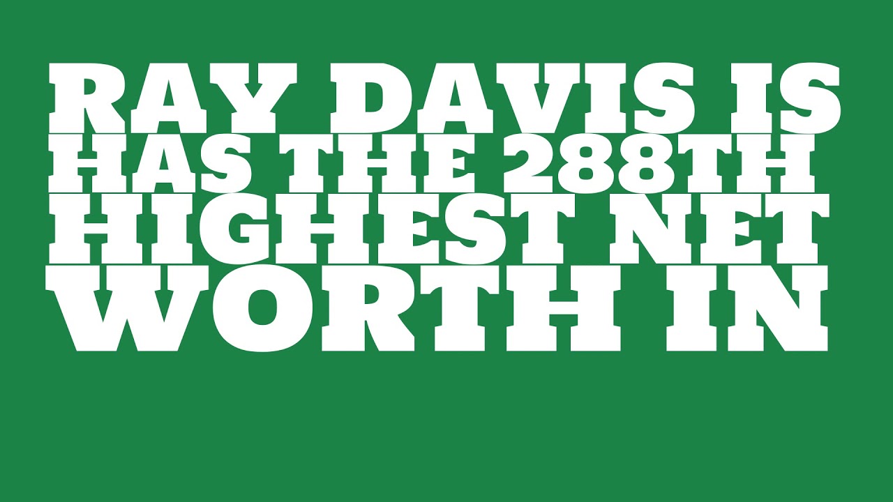 Where does Ray Davis live? - YouTube