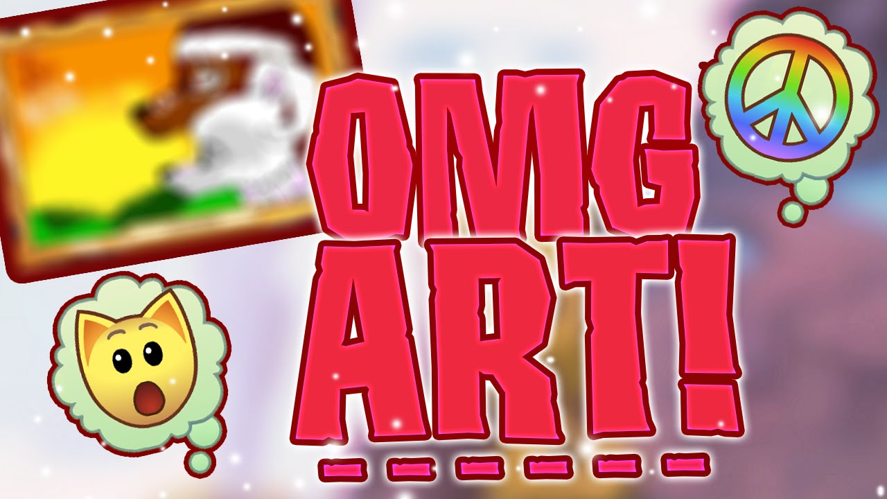 ANIMAL JAM FAN ART MASTERPIECE DEN! - YouTube