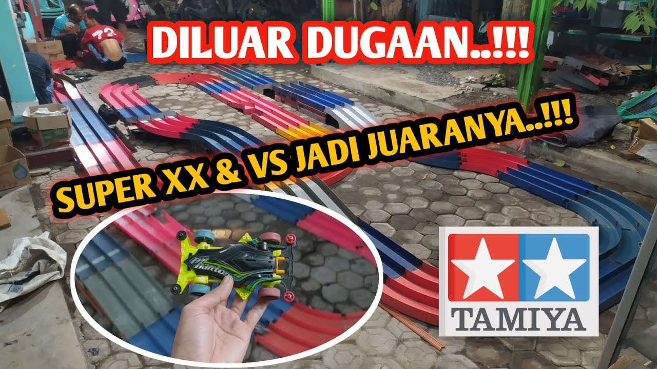BALAP TAMIYA STB CHASSIS SUPER XX & VS JADI JUARANYA - YouTube