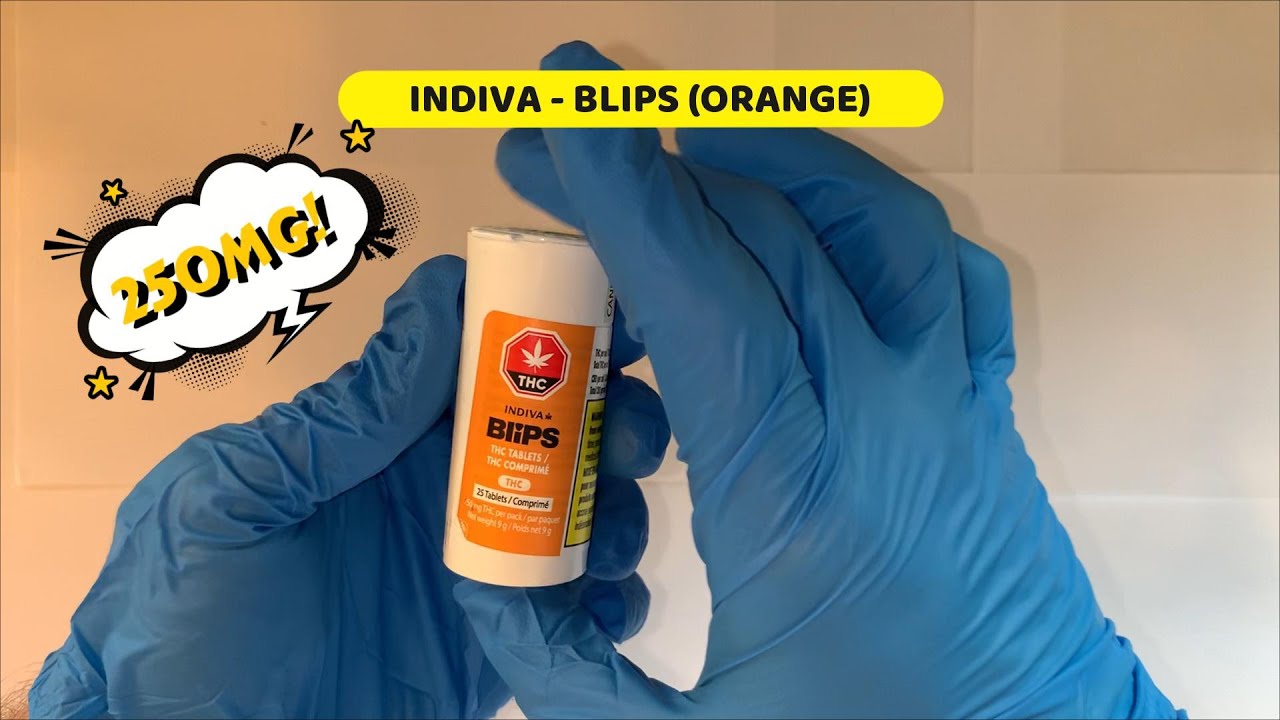 ORANGE BLIPS - By INDIVA (250MG) - YouTube