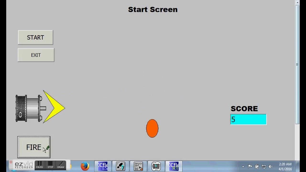 HMI and PLC programming for game - YouTube