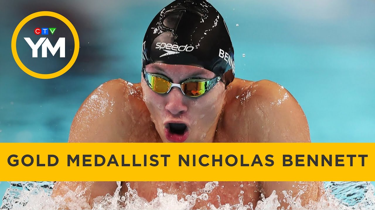Paralympic Swimmer Nicholas Bennett Wins Canada's First Gold Medal | Your Morning - YouTube