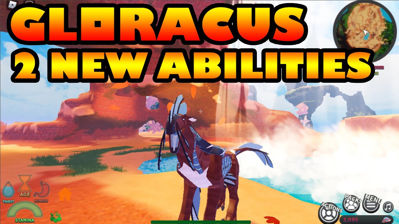 Gloracus and 2 new abilities - Creatures of Sonaria - YouTube